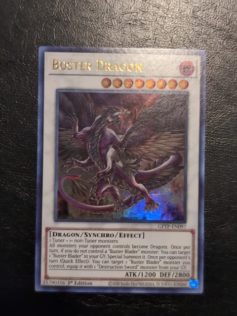 YU-GI-OH! ULTRA RARE CARD BUSTER DRAGON GFTP-EN097 1ST NM $2.00 ...