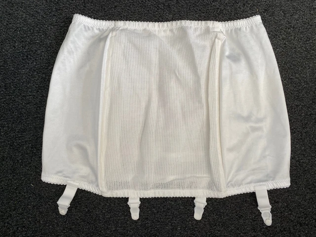VINTAGE WHITE GIRDLE Size 34