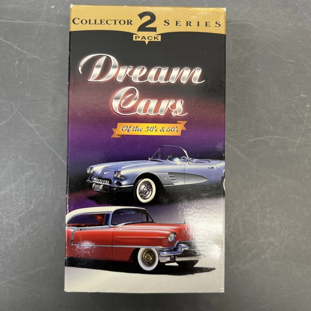 DREAM CARS OF The 50's & 60's Collector Series 2-Tape VHS 1996 Classic ...