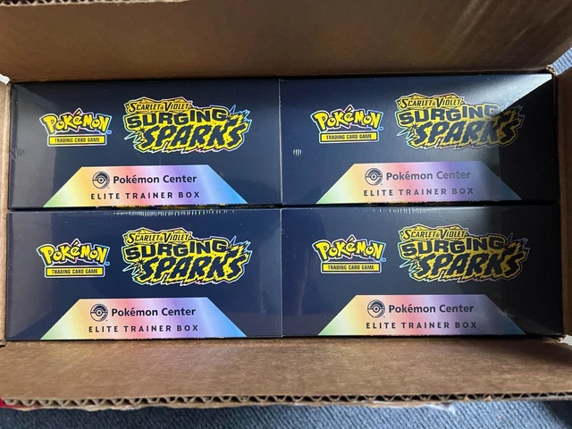 POKÉMON SCARLET VIOLET Surging Sparks Pokémon Center Elite Trainer Box ...