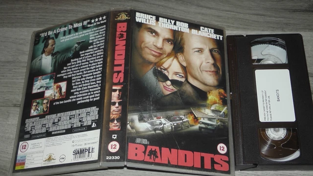 BANDITS VHS VIDEO Big Box Timecode Sample Dealer Tape MGM TBC Cert £5. ...