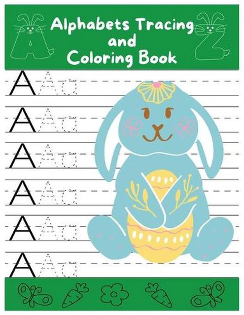 ALPHABET TRACING AND Coloring book: Handwriting Practice Learning and ...