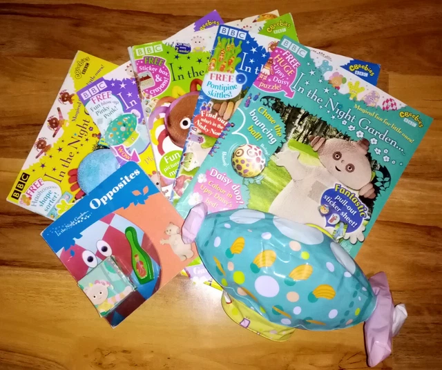 CBEEBIES IN THE Night Garden Cartoon~Magazines/Stickers/Inflatable ...