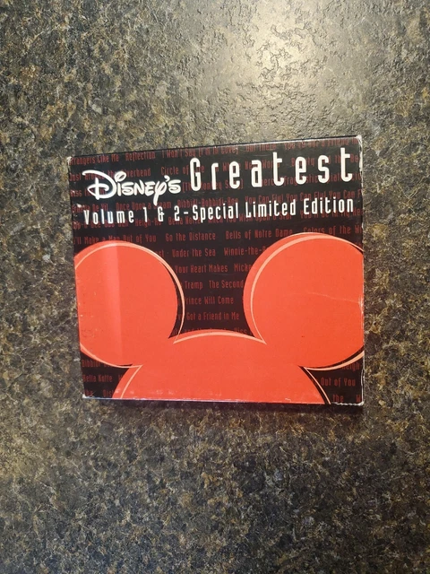 DISNEY'S GREATEST VOLUME 1 & 2 2x CD box set 2001 $25.86 - PicClick CA