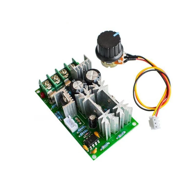 DC 10-60V 20A Pulse Width Modulator PWM DC Motor Speed Control Switch ...