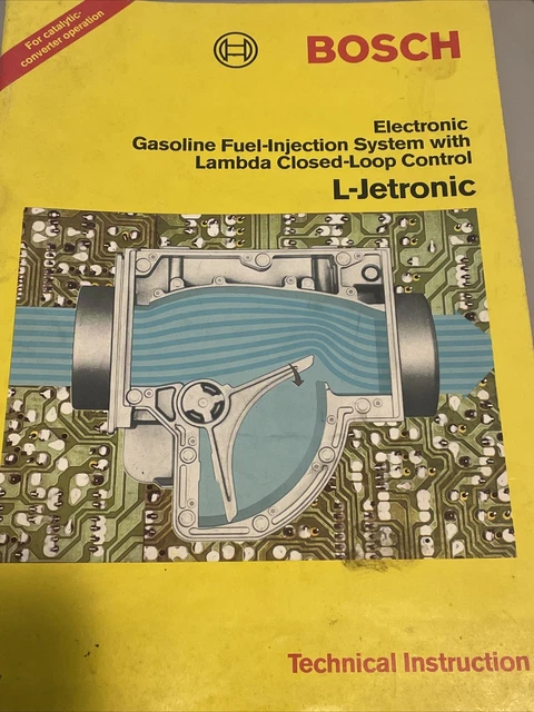 BOSCH L-JETRONIC TECHNICAL Instruction MANUAL £16.90 - PicClick UK