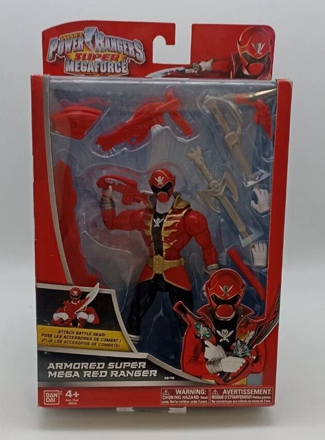 SABAN´S POWER RANGER Armored Super Mega Red Ranger BanDai *Wie neu ...