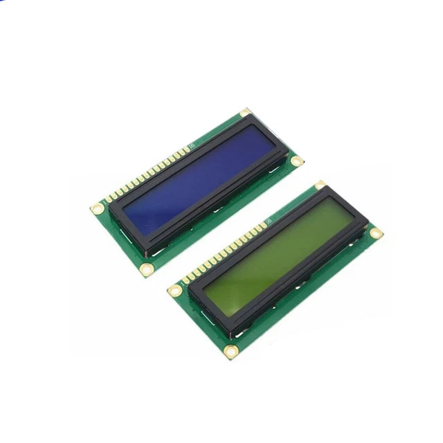 1602 1602 LCD Module Blue Yellow Green Screen 16X2 Character LCD ...