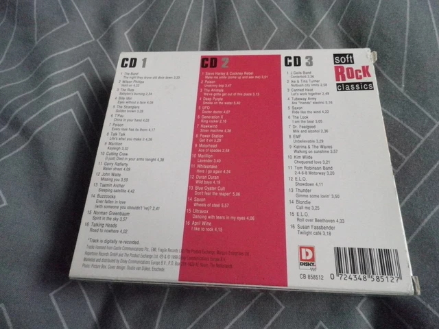 SOFT ROCK CLASSICS by Various Artists (CD, 1999) - 3CD Set £2.33 ...