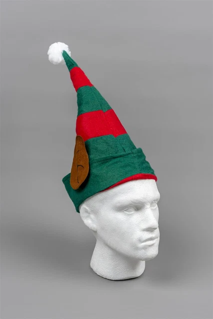 ELF HAT CHRISTMAS Santa Helper Costume Fancy Dress Novelty Xmas ...