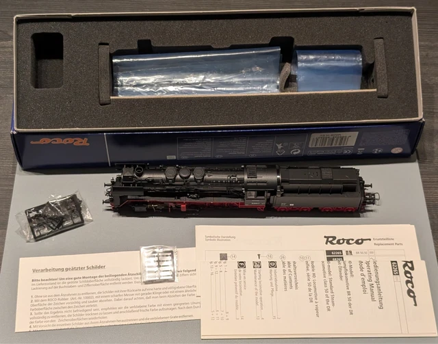 ROCO 62265 H0 DR 50 0018-7 Dampflok 50.50 DC analog Epoche IV ...