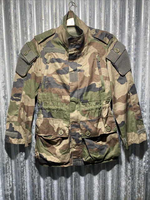 FRENCH MILITARY WOODLAND Camo Rip Stop Combat Jacket,foreign Legion £16 ...