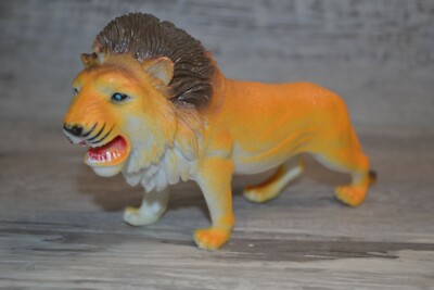 LOT BOLEY NATURE World 7” Plastic LION & Tiger Wild Jungle Animal Toy ...