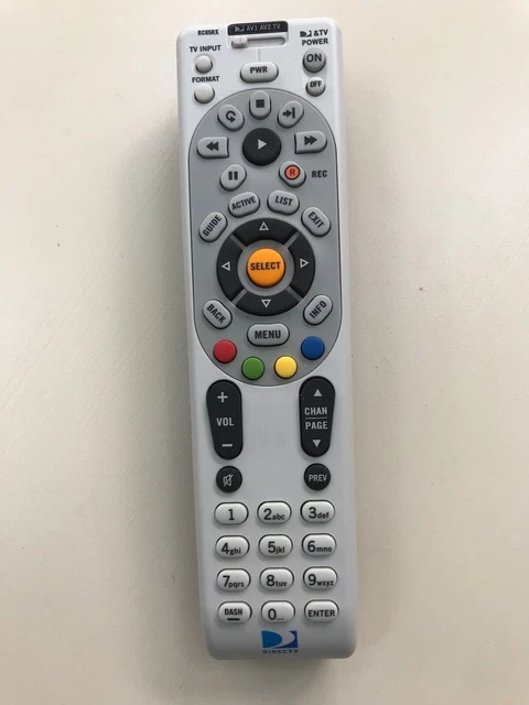 NEW DIRECTV RC65RX UHF RF UNIVERSAL REMOTE CONTROL RF-XMP Direct TV for ...