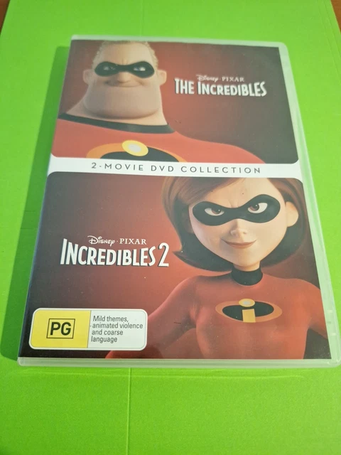 THE INCREDIBLES 2-MOVIE Collection (DVD, 2-Disc) PAL Region 4 (Disney / Pixar) $5.00 - PicClick AU