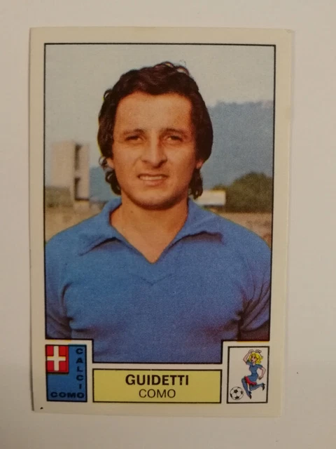 GUIDETTI COMO N.88 Figurine Footballeurs panini 1975 1976 Bonne EUR 6 ...