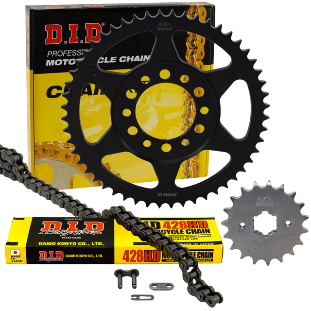 KIT DE CADENA DID 428HD Abierto para Yamaha XT 350 N XT350 350H 1985 ...