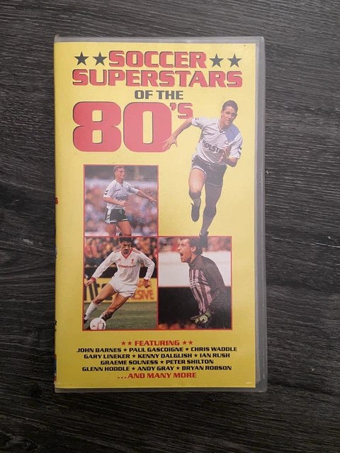 SOCCER SUPERSTARS OF The 80’s VHS Video Football John Barnes Paul ...