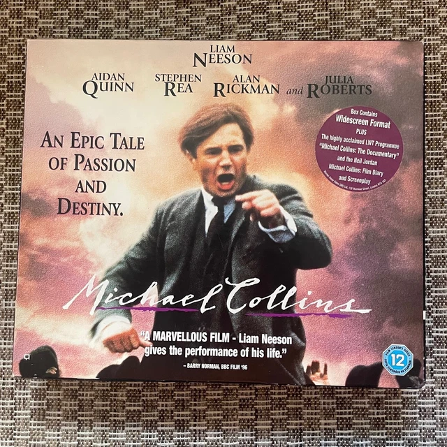 MICHAEL COLLINS VHS Widescreen Boxset Includes Movie, Documentary ...