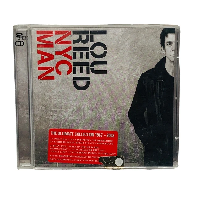 LOU REED NYC Man Ultimate Collection 1967 - 2003 Doppio 2 CD BMG Used ...