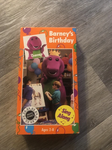 BARNEY & FRIENDS Birthday VHS Video Tape PBS Sing Along Songs 1992 EUR ...