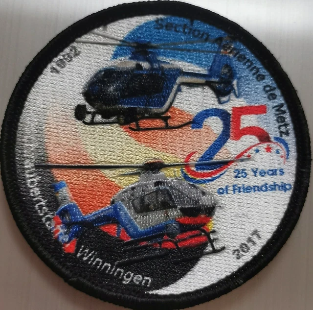 BADGE PATCH ECUSSON GENDARMERIE NATIONALE 25e Anniversaire Section ...