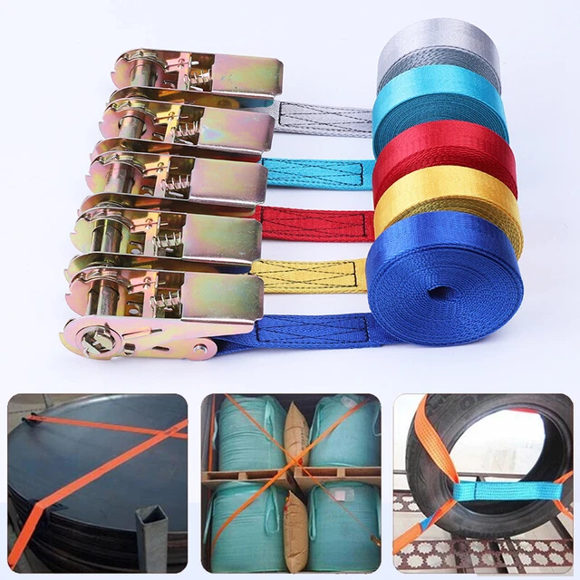 1/2/3/4/5M CAR TENSION Rope Lashing Rope Cargo Strap Tie DownStrong ...