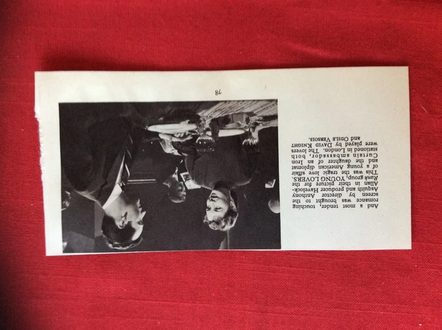 M2E EPHEMERA 1950S film picture cutting david knight odile versois EUR ...