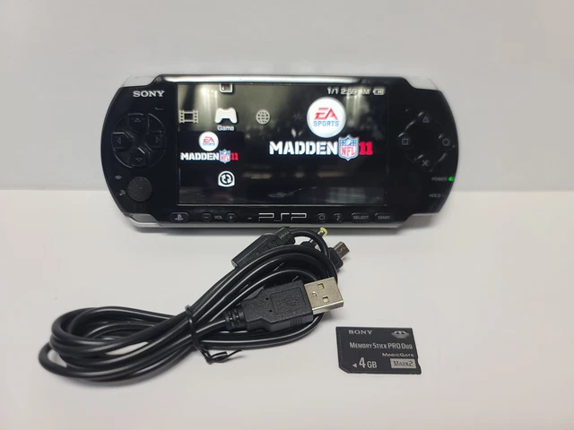 SONY PLAYSTATION PSP 3001c System Handheld Console Black Charger Bundle ...