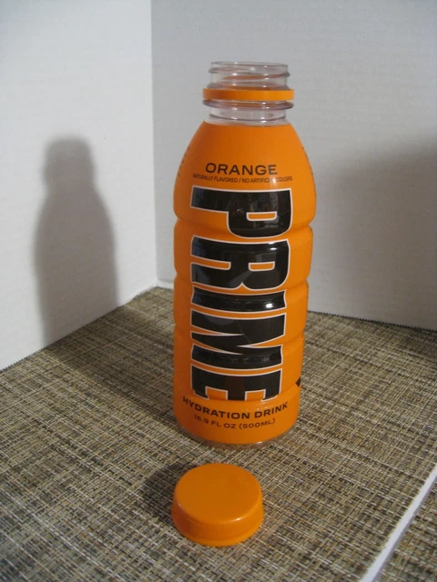 PRIME HYDRATION DRINK Beverage By Logan Paul - EMPTY Bottle - Orange ... PRIME HYDRATION DRINK Beverage By Logan Paul - EMPTY Bottle - Orange ...