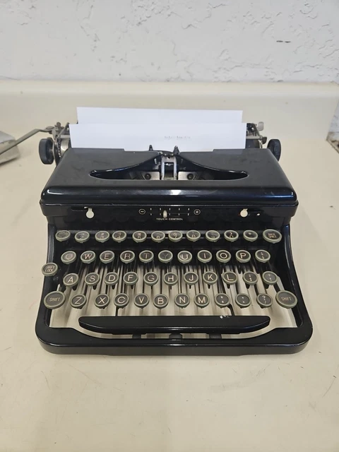 ROYAL 1937 MODEL 0 Portable Typewriter Touch Control. Works. GH3 £117. ...