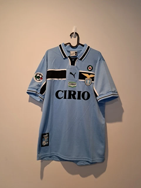 LAZIO HOME SHIRT Jersey 1998/1999/2000 No.20 Stankovic Size XL $180.00 ...