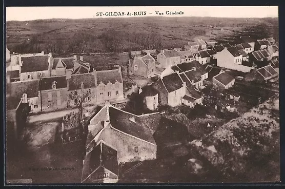 CPA ST-GILDAS-DE-RUIS, VUE générale du village et des environs EUR 5,00 ...