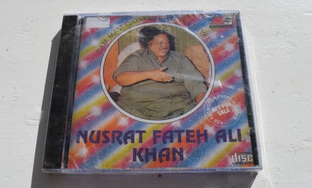 NUSRAT FATEH ALI KHAN ~ DAM MAST QALANDAR & HITS ~ Pakistani qawwal CD ...