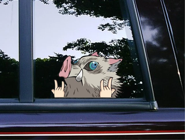 INOSUKE PEEKER PEEKING Bumper Window Vinyl Decal Anime Demon Slayer ...