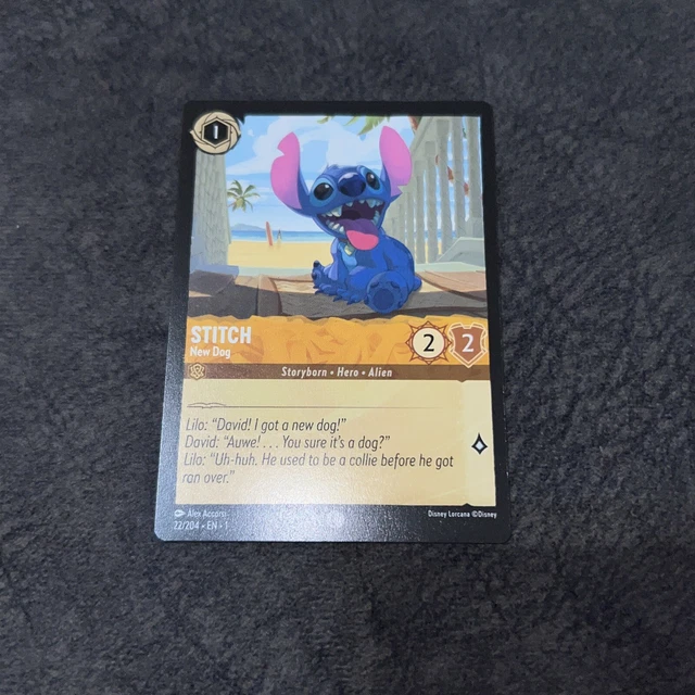 STITCH - NEW Dog Common 22/204 DISNEY LORCANA TCG £2.75 - PicClick UK