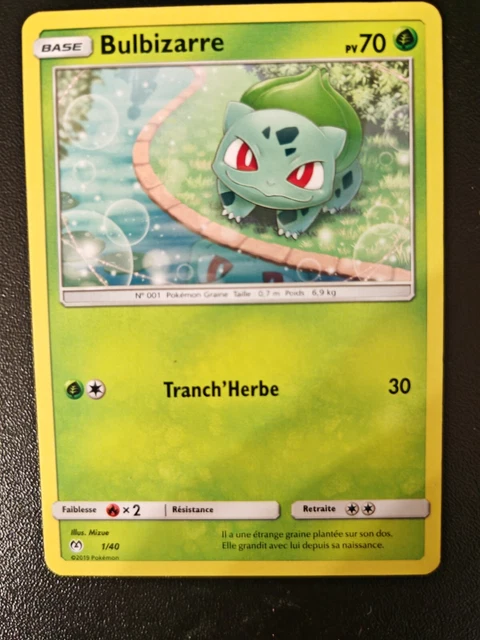 CARTE POKÉMON BULBIZARRE 1/40 McDonald's 2019 Français EUR 1,99 ...