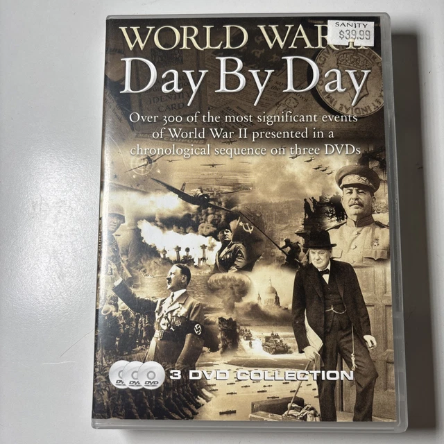 WORLD WAR II: Day by Day - 3 DVD Collection - 300 of the most significant events $14.95 ...