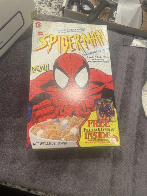 SPIDER-MAN, RALSTON FOODS, Rice Cereal Box, Empty, 1995 £9.54 - PicClick UK