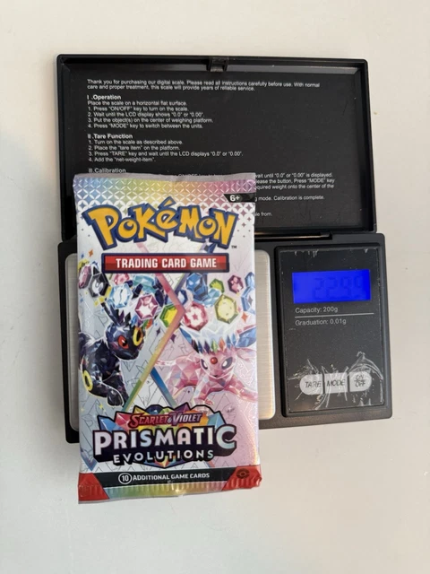 POKÉMON TCG - Prismatic Evolutions Booster Pack - Sealed - HEAVY PACK ...