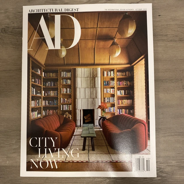 ARCHITECTURAL DIGEST (AD) Magazine October 2025 City Living Now New ...