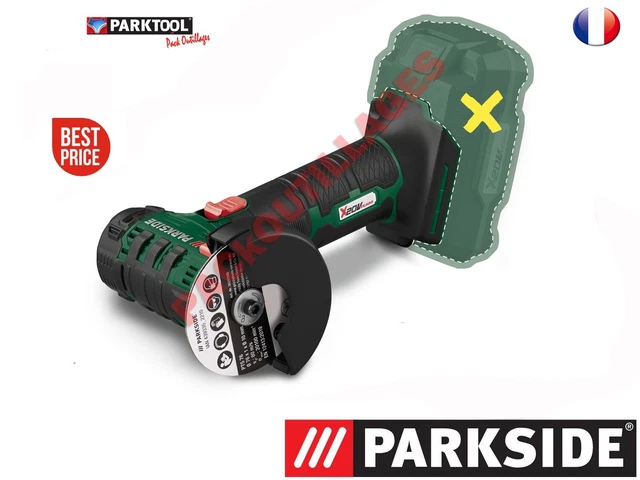 PARKSIDE® MEULEUSE D'ANGLE sans fil PWSAM 20-Li A1, 20 V Sans Bat Ni Chargeur EUR 49,90 ...