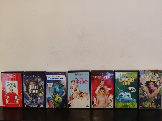 DISNEY VHS MOVIES - Bundle - Job Lot - Monsters - A bugs Life - Haunted ...