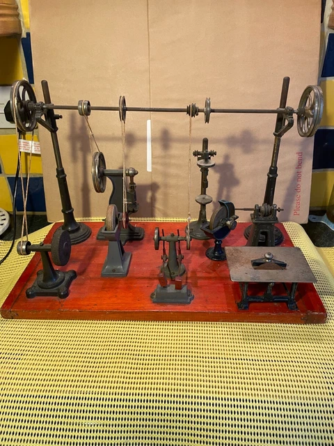 VINTAGE MODEL STEAM Engine Workshop Lineshaft Tools Bing Wilesco Mersey ...
