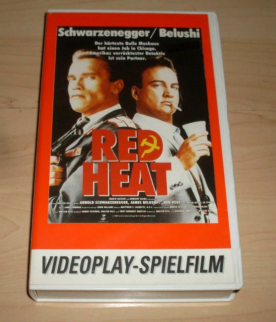 VHS FILM - Red Heat - Arnold Schwarzenegger - Belushi - 80er 80s ...
