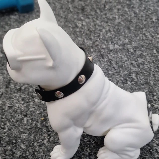 WHITE/BLACK BULLDOG PORTABLE Bluetooth Speaker, Plastic, AUX & USB ...
