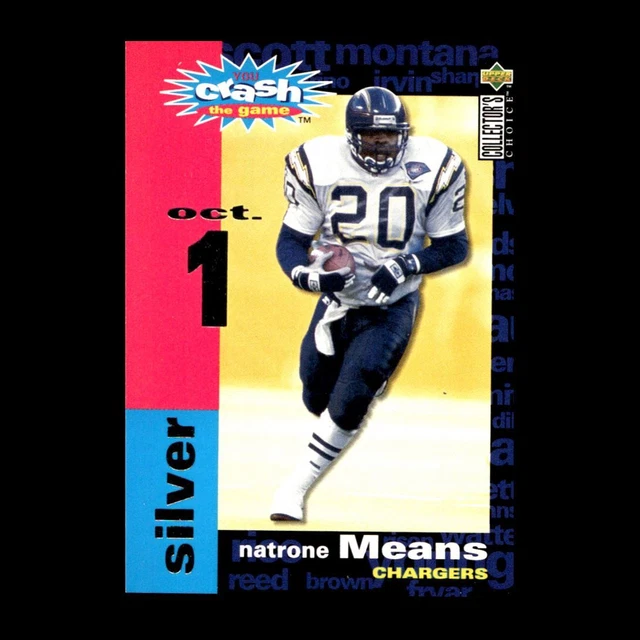 CHARGEURS ARGENT NATRONE Means 1995 Collector's Choice San Diego #C12 ...