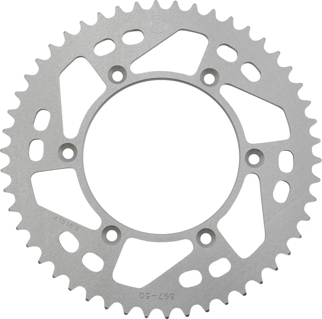 1211-897-50-11 REAR SPROCKET 50 Teeth Aluminium Silver Ktm Sx 620 Lc4 ...