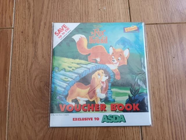 VINTAGE DISNEY ASDA THE FOX AND THE HOUND Voucher Book - Sealed £5.50 ...