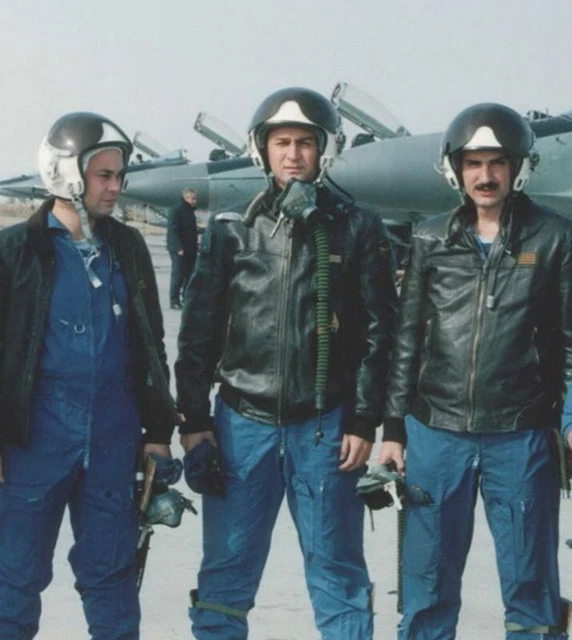 ORIGINAL JNA YPA Yugoslav Peoples Army Air Force Pilot Brown Leather ...